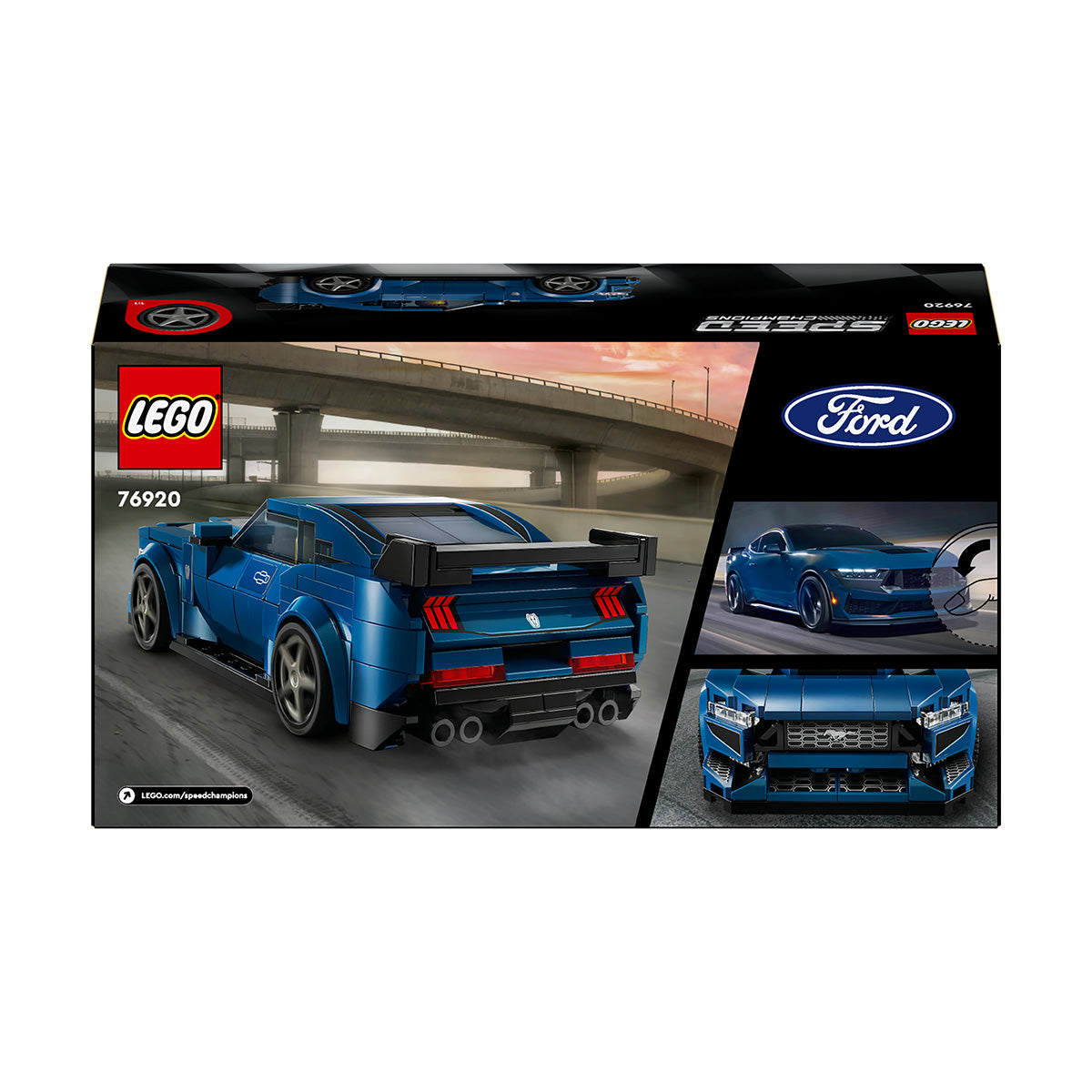 LEGO® 76920 Speed Champions - Ford Mustang Dark Horse Sports Car – Phat ...