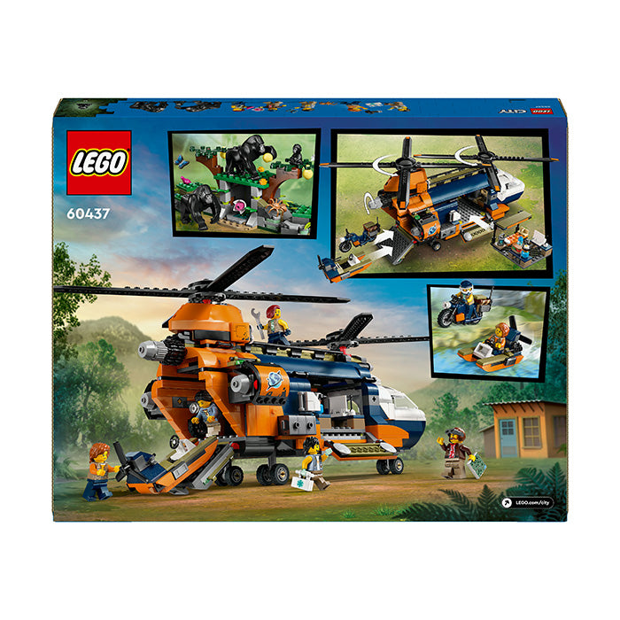 LEGO® 60437 - City Exploration Jungle Explorer Helicopter At Base Camp ...