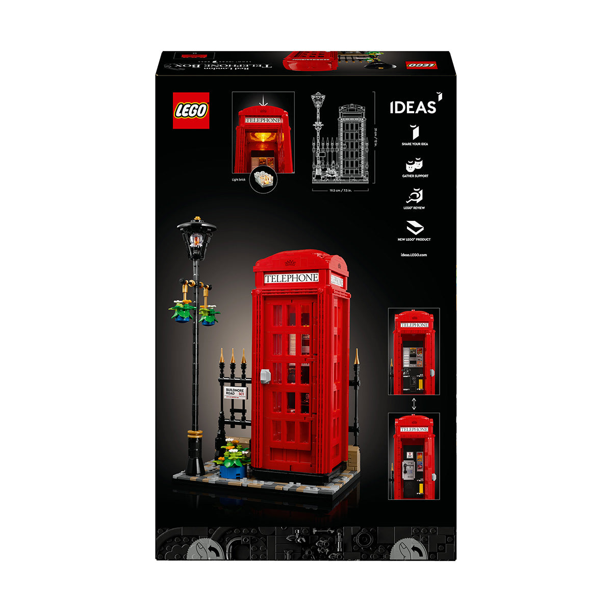 LEGO® 21347 - Ideas Red London Telephone Box – Phat Bricks